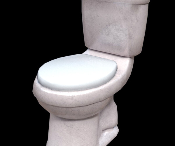 ArtStation - Clean Toilet - PBR - Textured | Game Assets