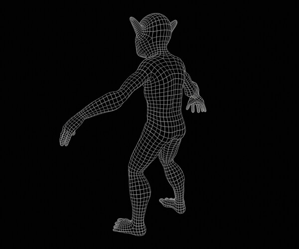 ArtStation - Wild Goblin with control rig / Epic skeleton /Low-poly ...