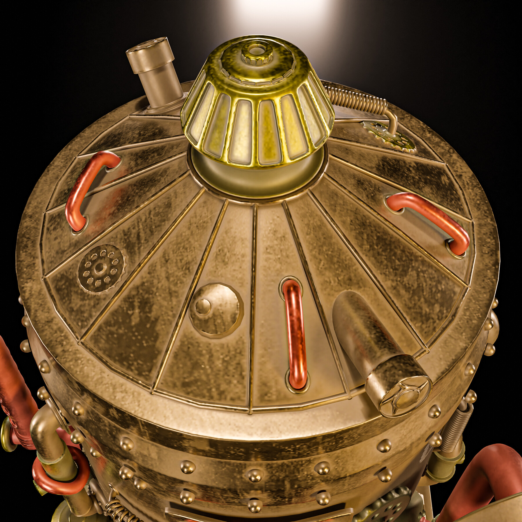 ArtStation - Time Displacement Capsule Clock and Pen Pot Figurine home ...