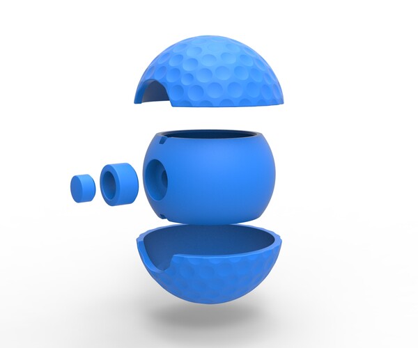 ArtStation - 3D printable Golf ball style orb | Resources
