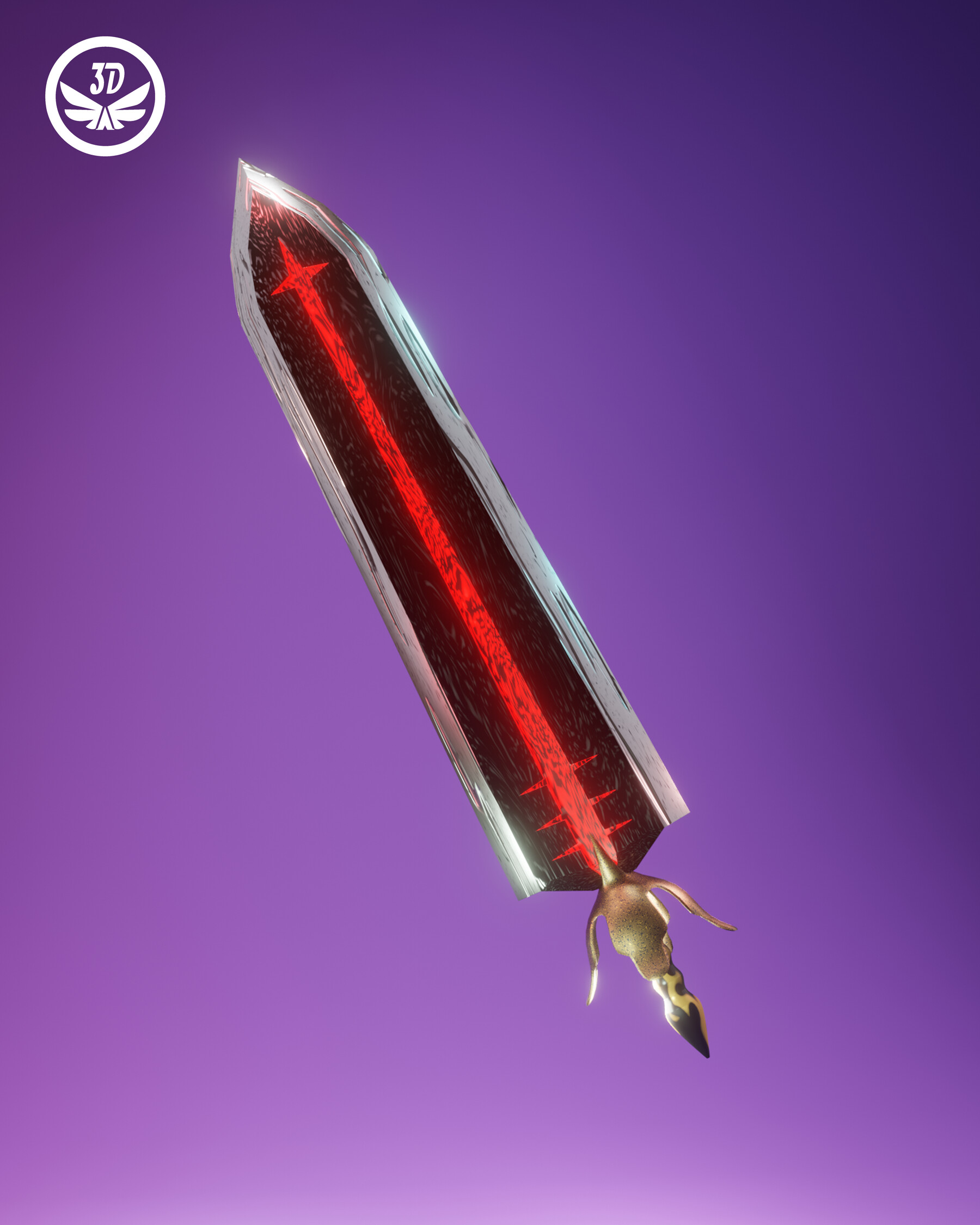 ArtStation - Asta's sword from the anime Black Clover, demon dweller ...