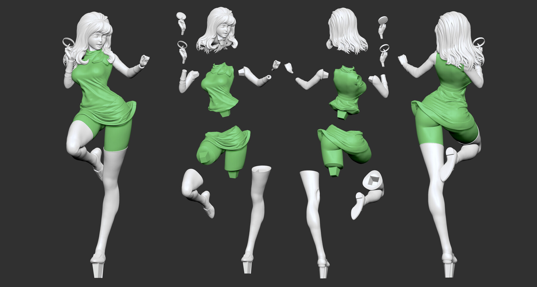 ArtStation - Classic + Lingerie version Daphne and Velma - 3D Printable STL | Resources