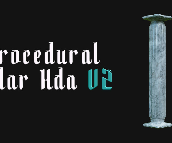 ArtStation - Pillar generator HDA V2 | Resources