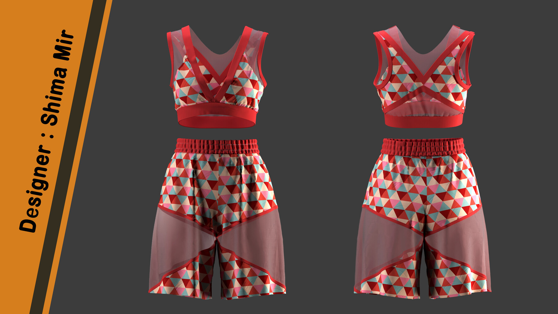 ArtStation - 3 sportswear set + Textures | Game Assets