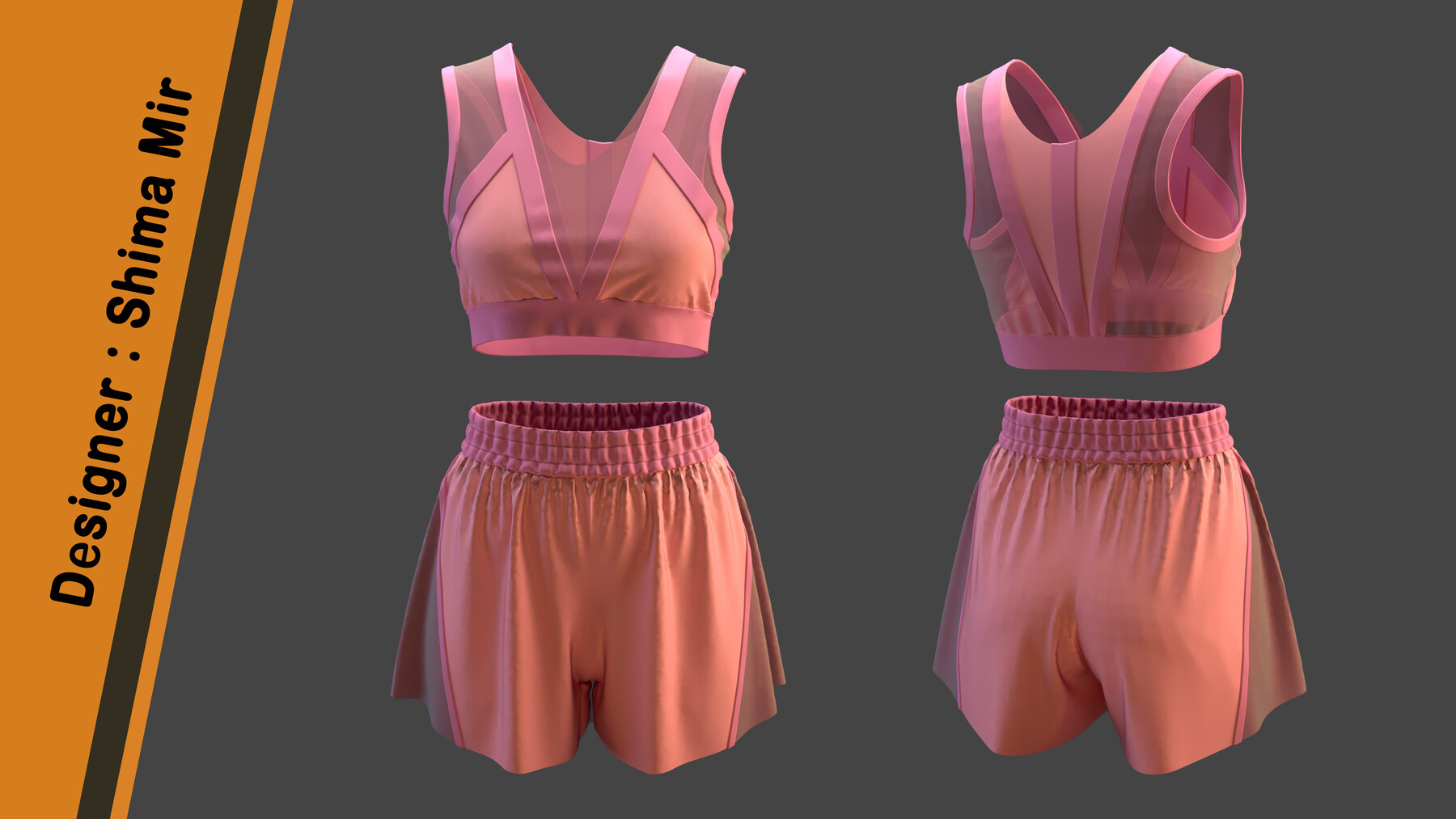 ArtStation - 3 sportswear set + Textures | Game Assets