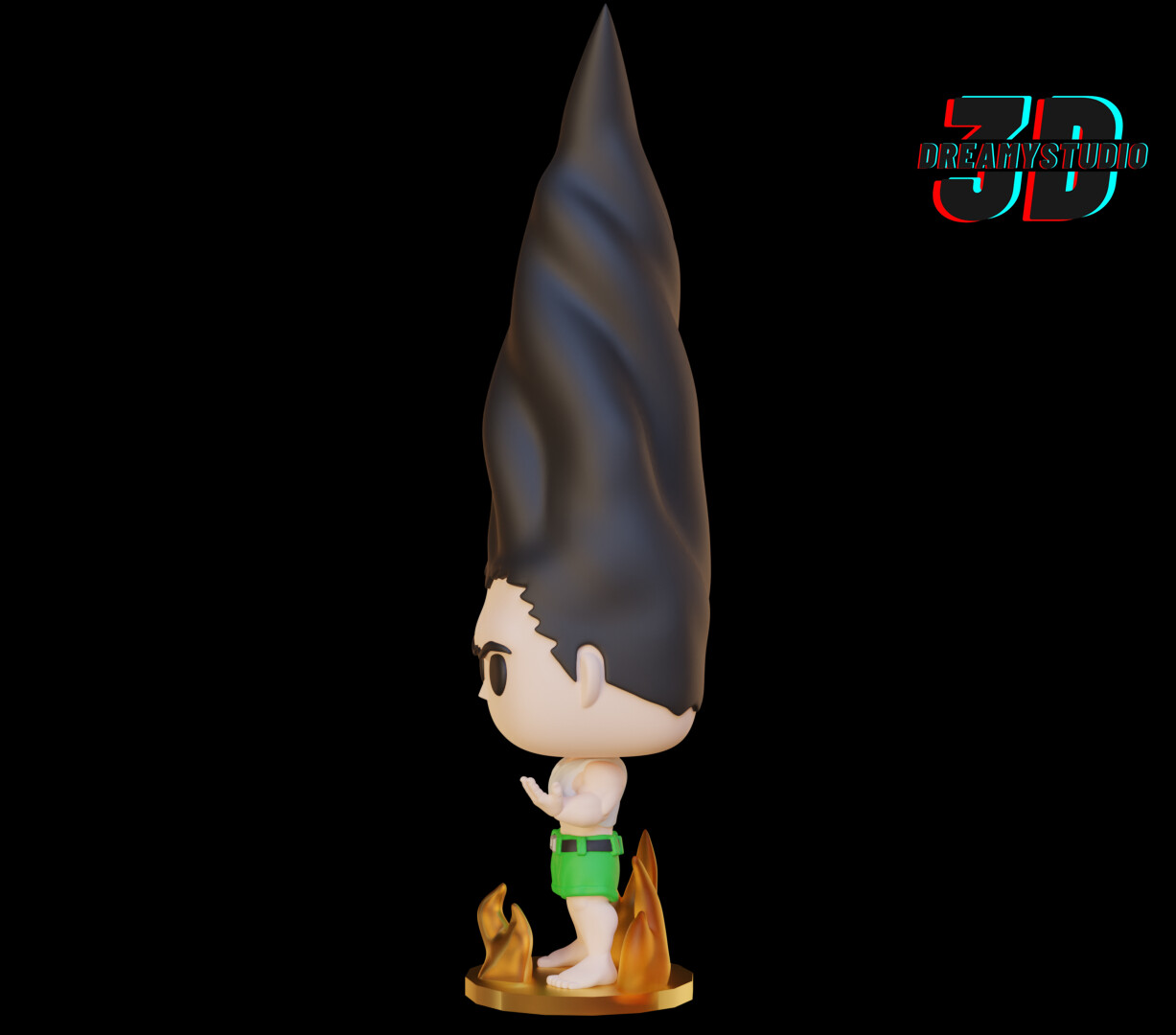 ArtStation - HunterXHunter Rage Gon POP fanart ~digital .stl files ...