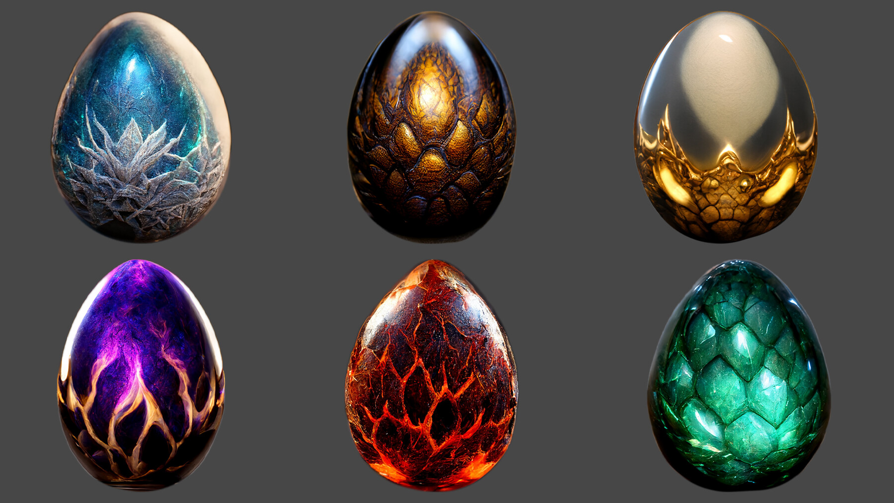 ArtStation - 200 Fantasy Eggs | Game Assets
