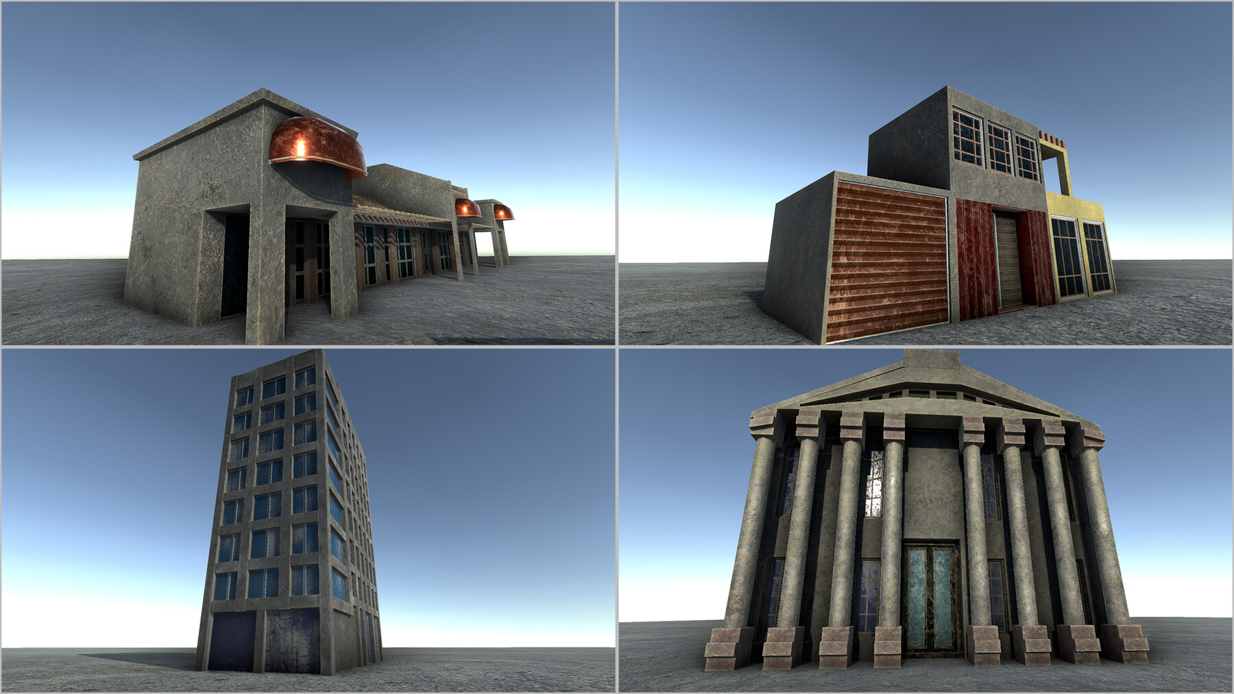 ArtStation - 42 Buildings Game assets - UE and Unity | Game Assets