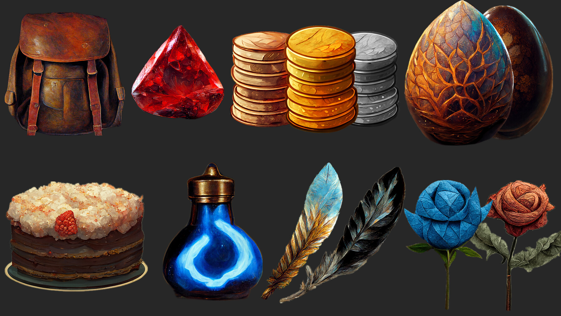 ArtStation - Fantasy pack - 729 Icons | Game Assets