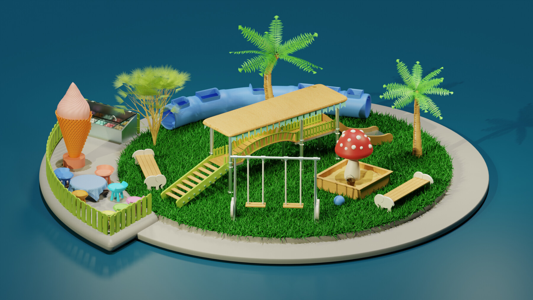 ArtStation - Playground_ 3d modeling | Resources
