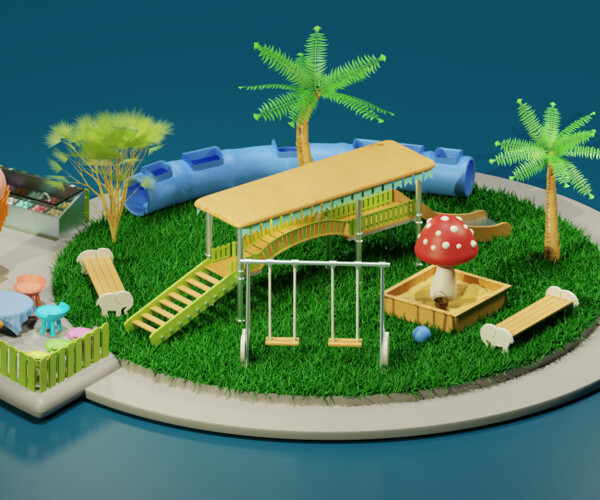 ArtStation - Playground_ 3d modeling | Resources