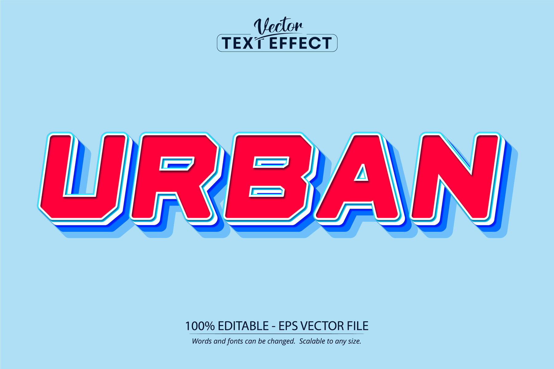 ArtStation - Urban text effect, editable comic and cartoon text style ...