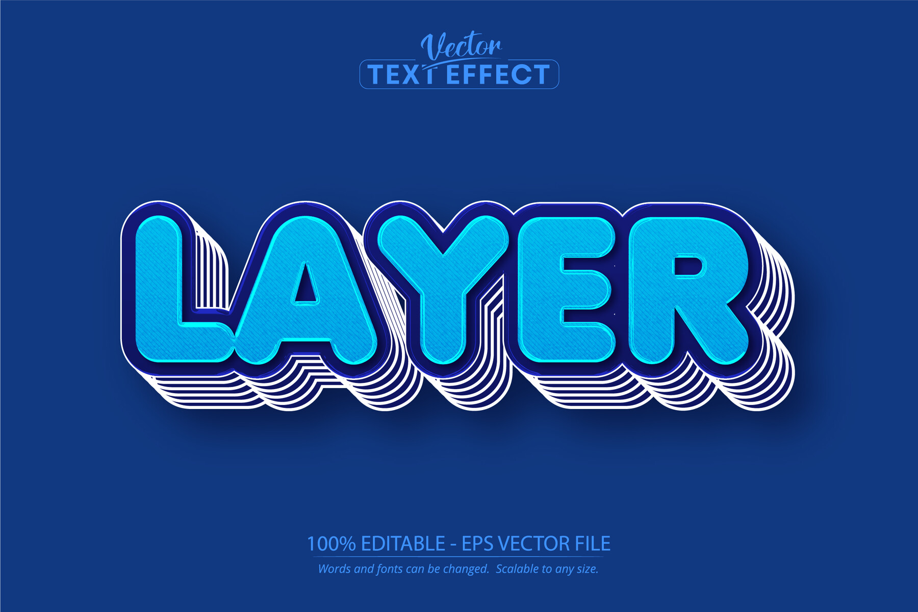 ArtStation - Layer text effect, editable comic and cartoon text style ...