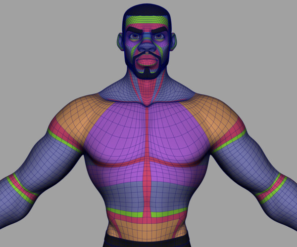 ArtStation - Black Man Body Base | Resources