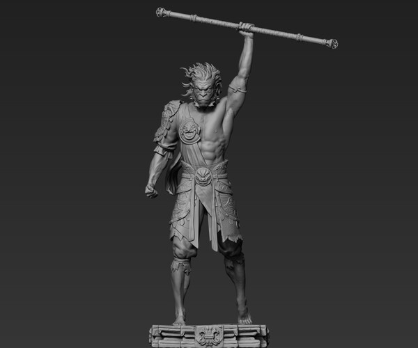 ArtStation - Monkey King 3d Print model | Resources