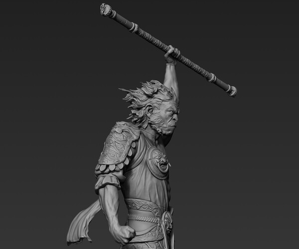 ArtStation - Monkey King 3d Print model | Resources