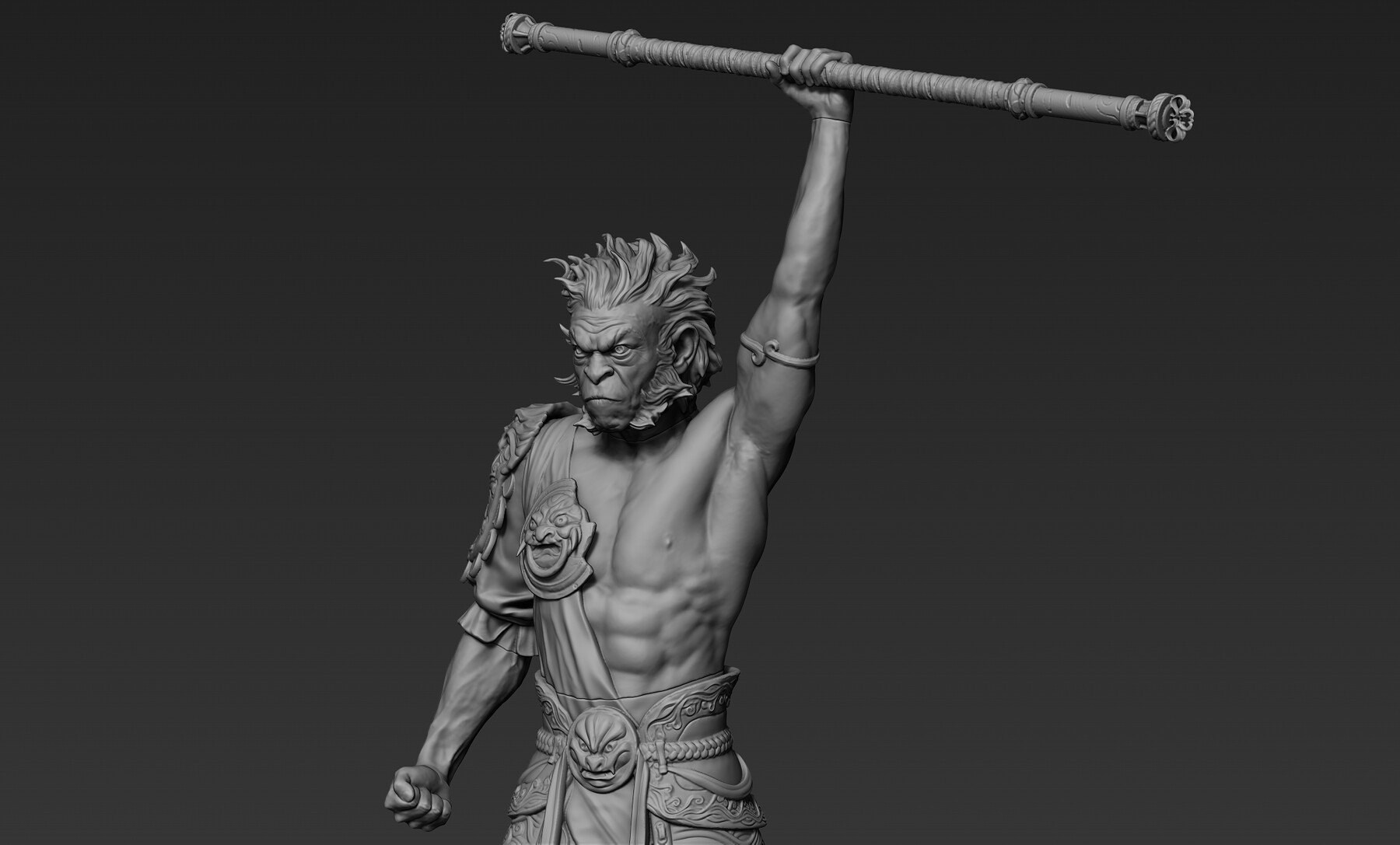 ArtStation - Monkey King 3d Print model | Resources