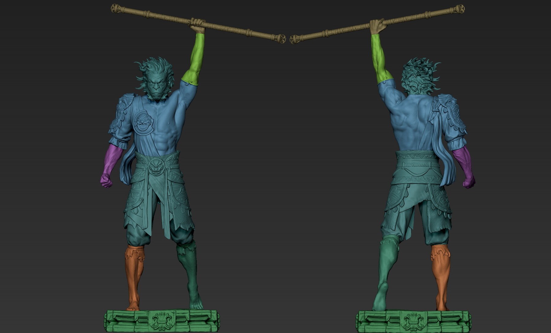 ArtStation - Monkey King 3d Print model | Resources