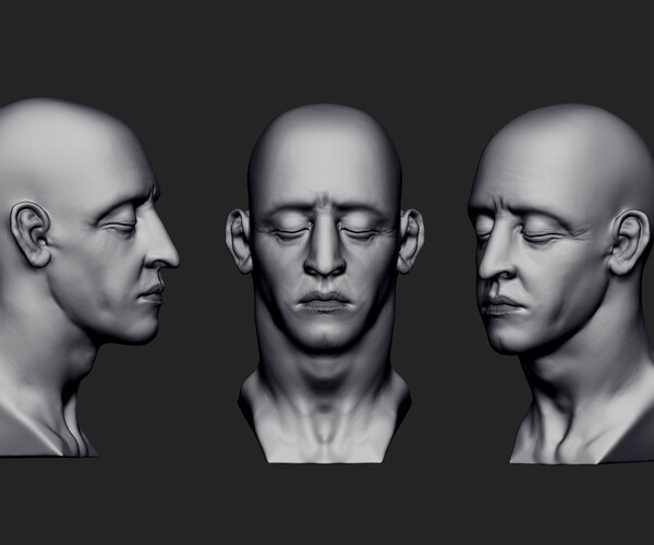 ArtStation - Male Head 01 | Resources