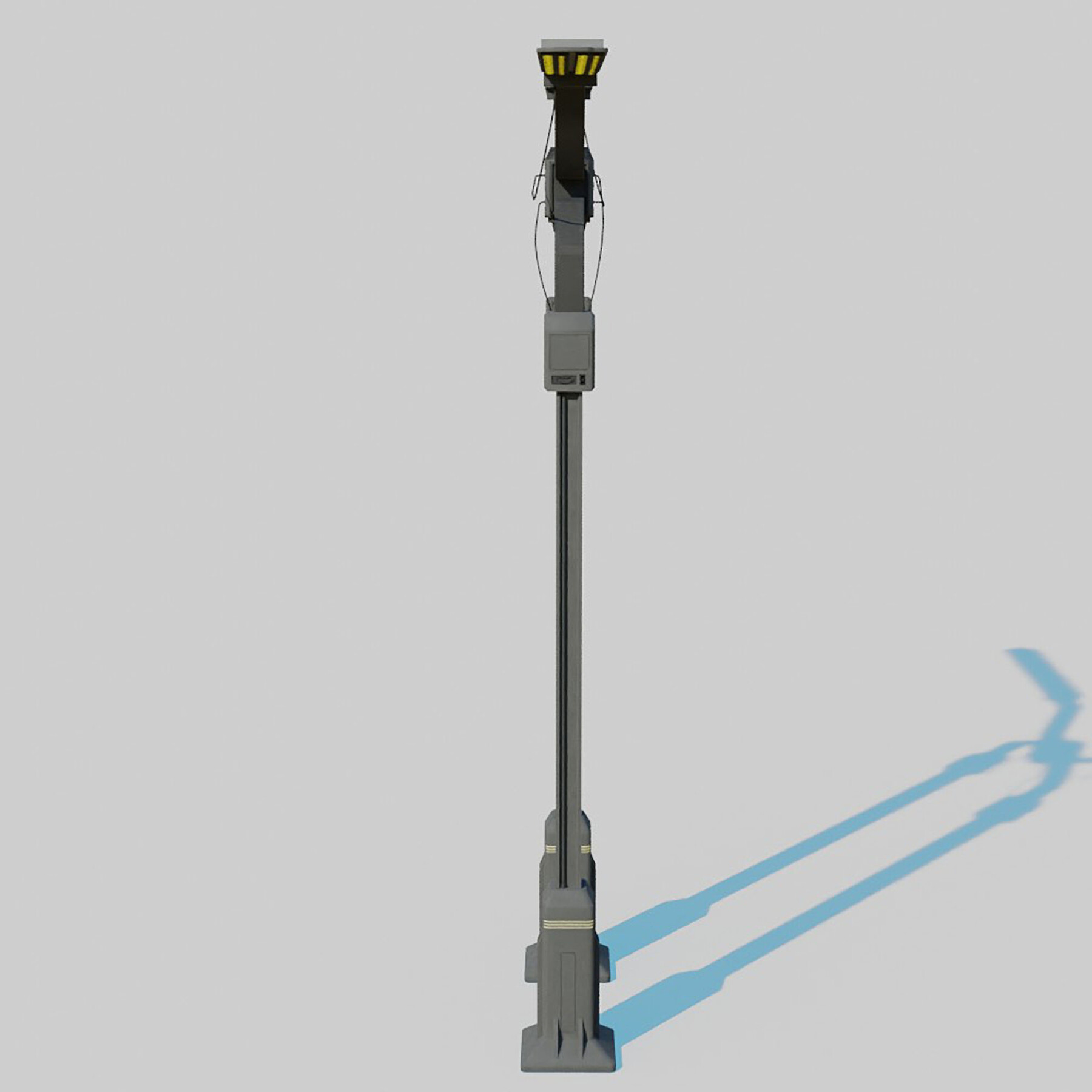 ArtStation - Cyberpunk Street Lamp Double | Resources