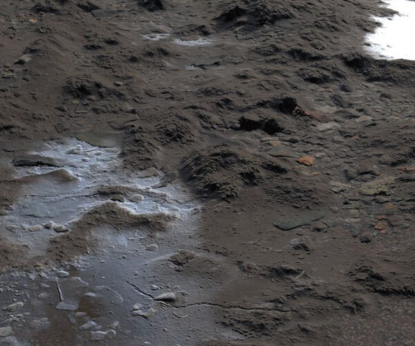 ArtStation - wet mud material real | Game Assets
