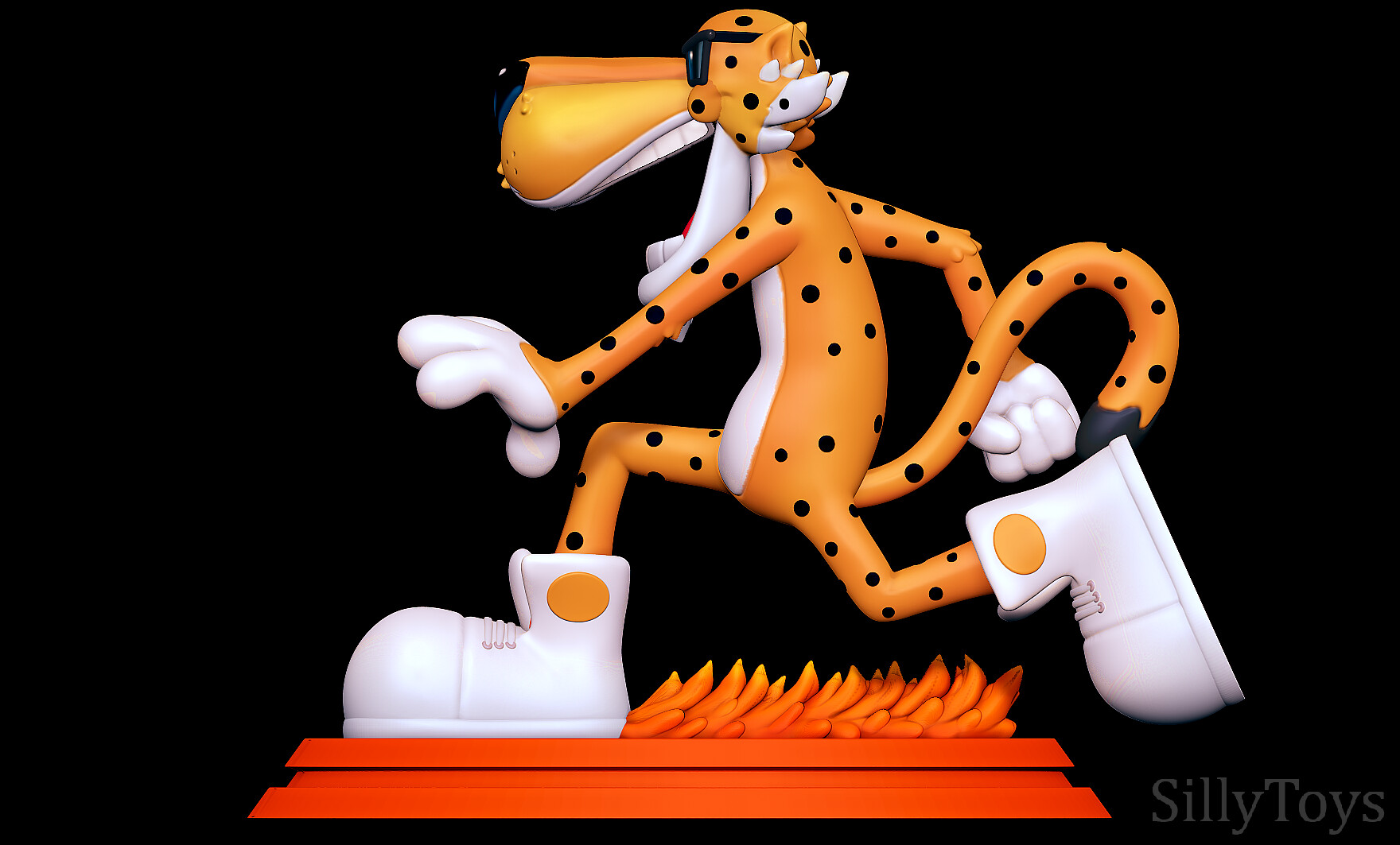 ArtStation - Chester Cheetah - Cheetos 3D print model | Resources