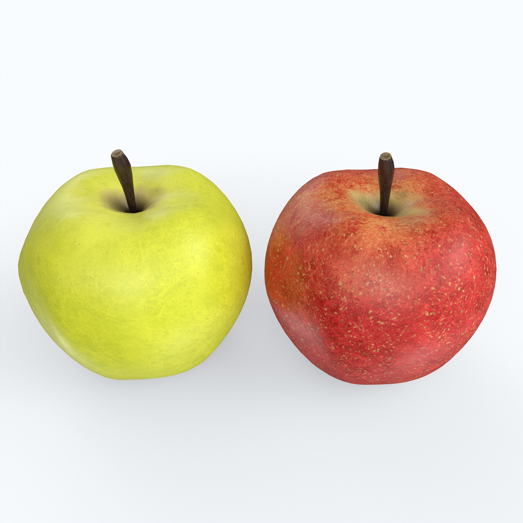 ArtStation - Red and Green Apple | Game Assets