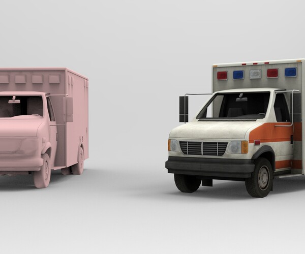 ArtStation - Ambulance | Resources