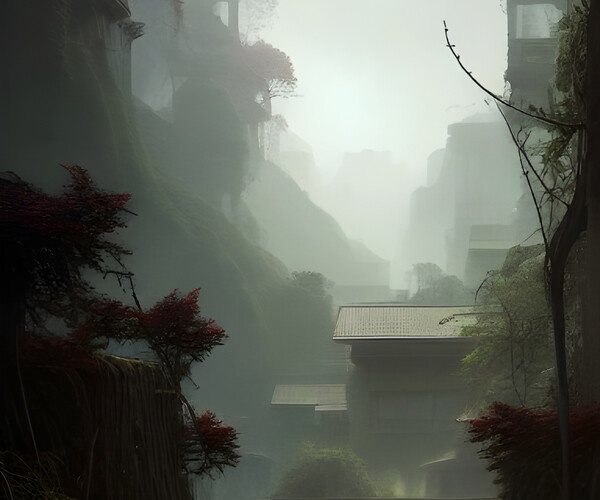 ArtStation - Post Apocalyptic Jungle | Artworks