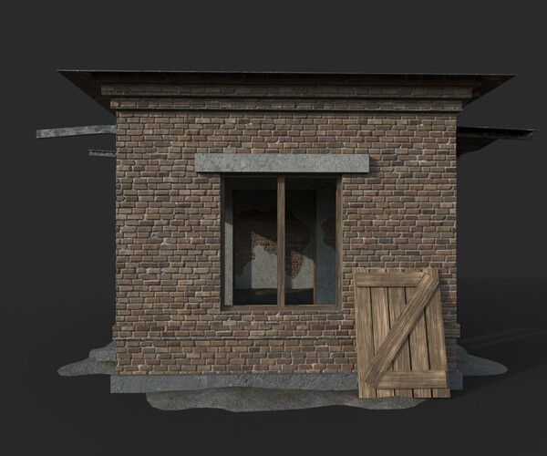 ArtStation - Abandoned Military Checkpoint | Game Assets