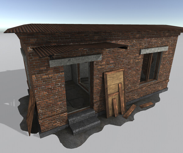 ArtStation - Abandoned Military Checkpoint | Game Assets