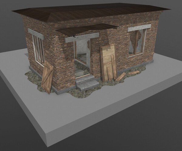 ArtStation - Abandoned Military Checkpoint | Game Assets