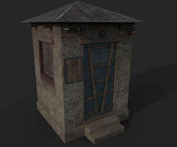 ArtStation - Abandoned Check Point | Game Assets