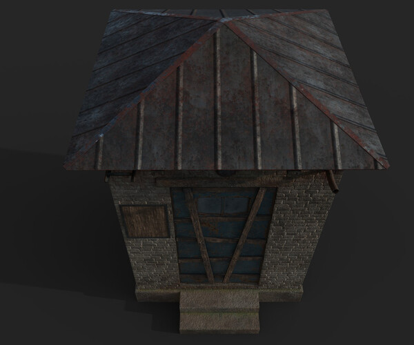 ArtStation - Abandoned Check Point | Game Assets