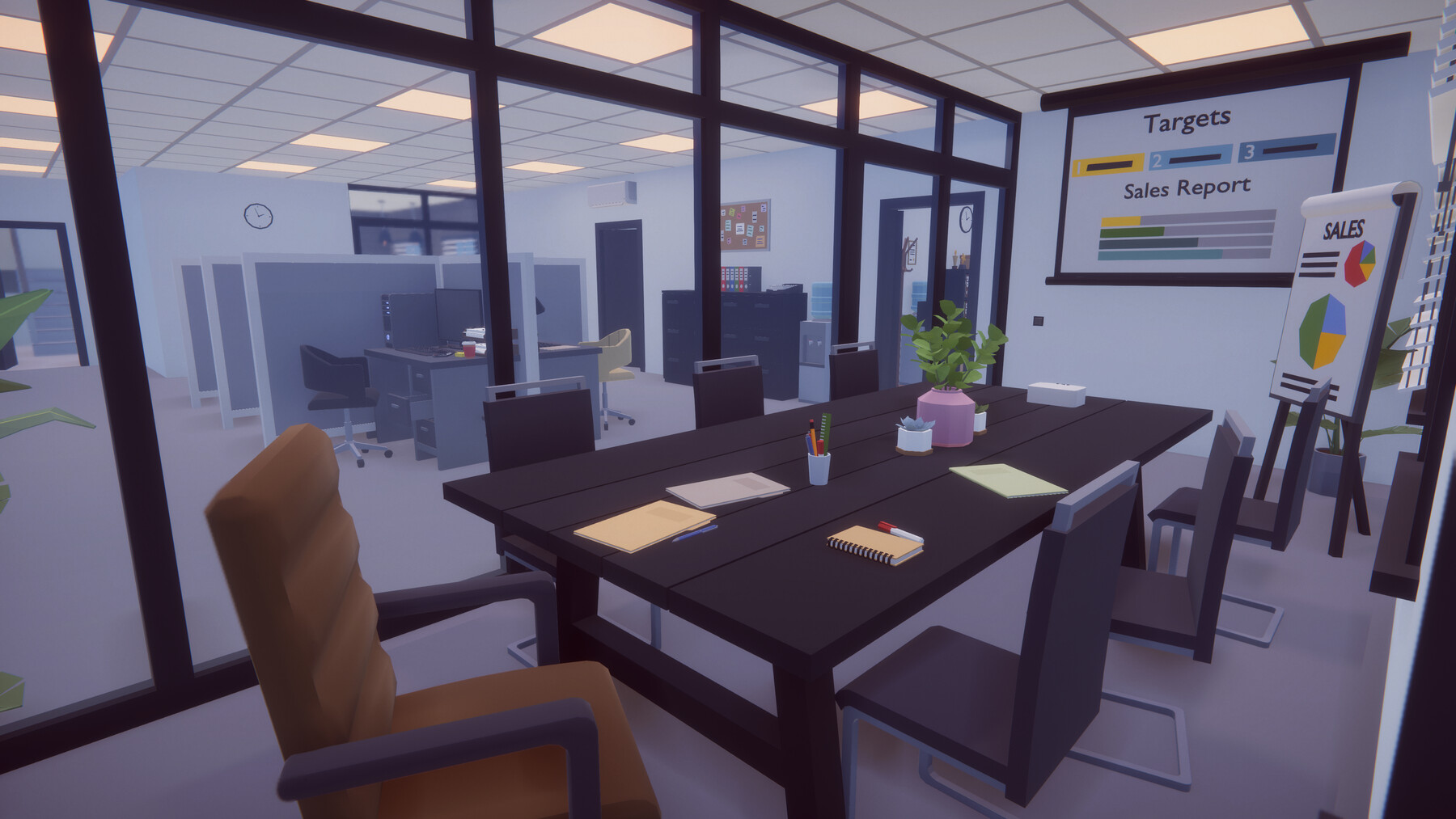 ArtStation - Low Poly Office Interiors - Asset for Unity 3D, Map and Models | Game Assets