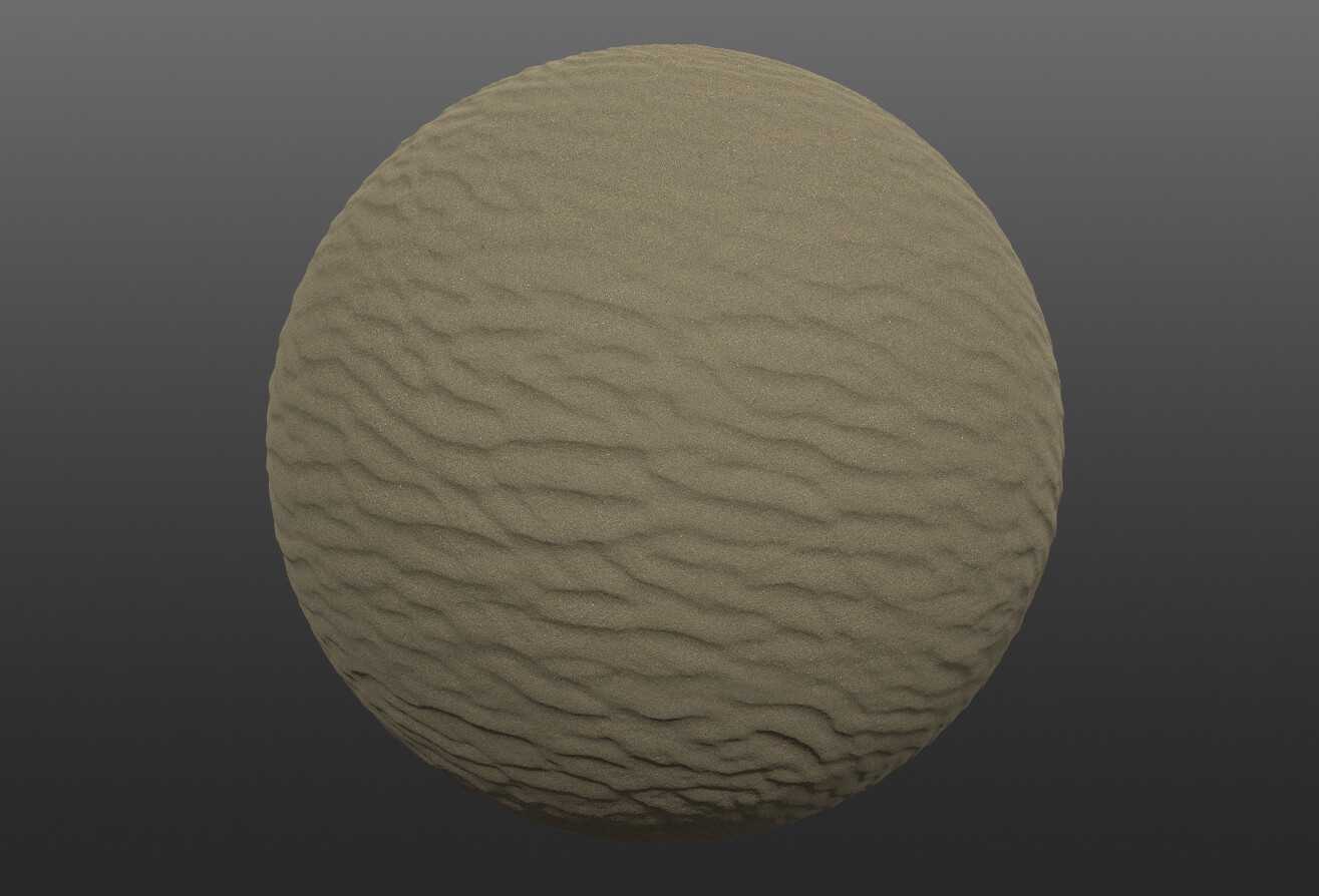 ArtStation - Rippled Sea Sand Material | Resources