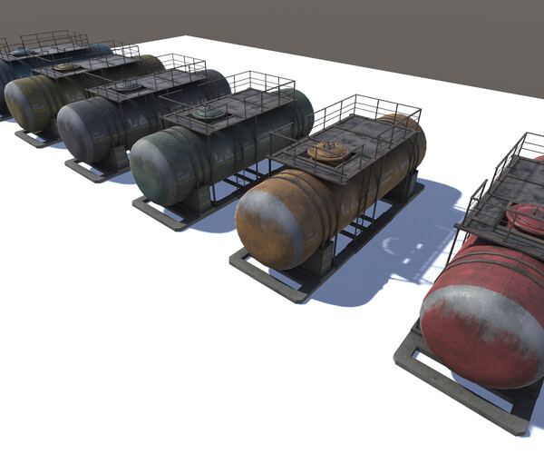 ArtStation - Fuel Tank Diesel | Game Assets