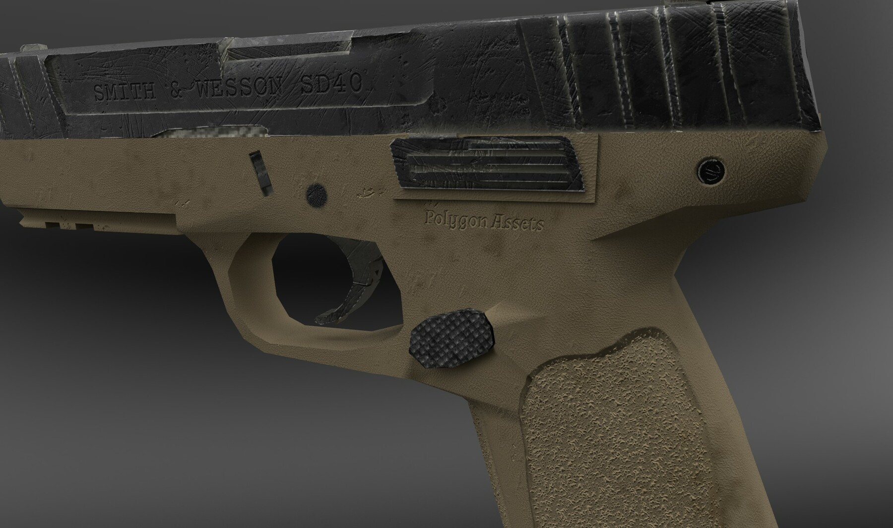 ArtStation - SD40 Pistol | Game Assets