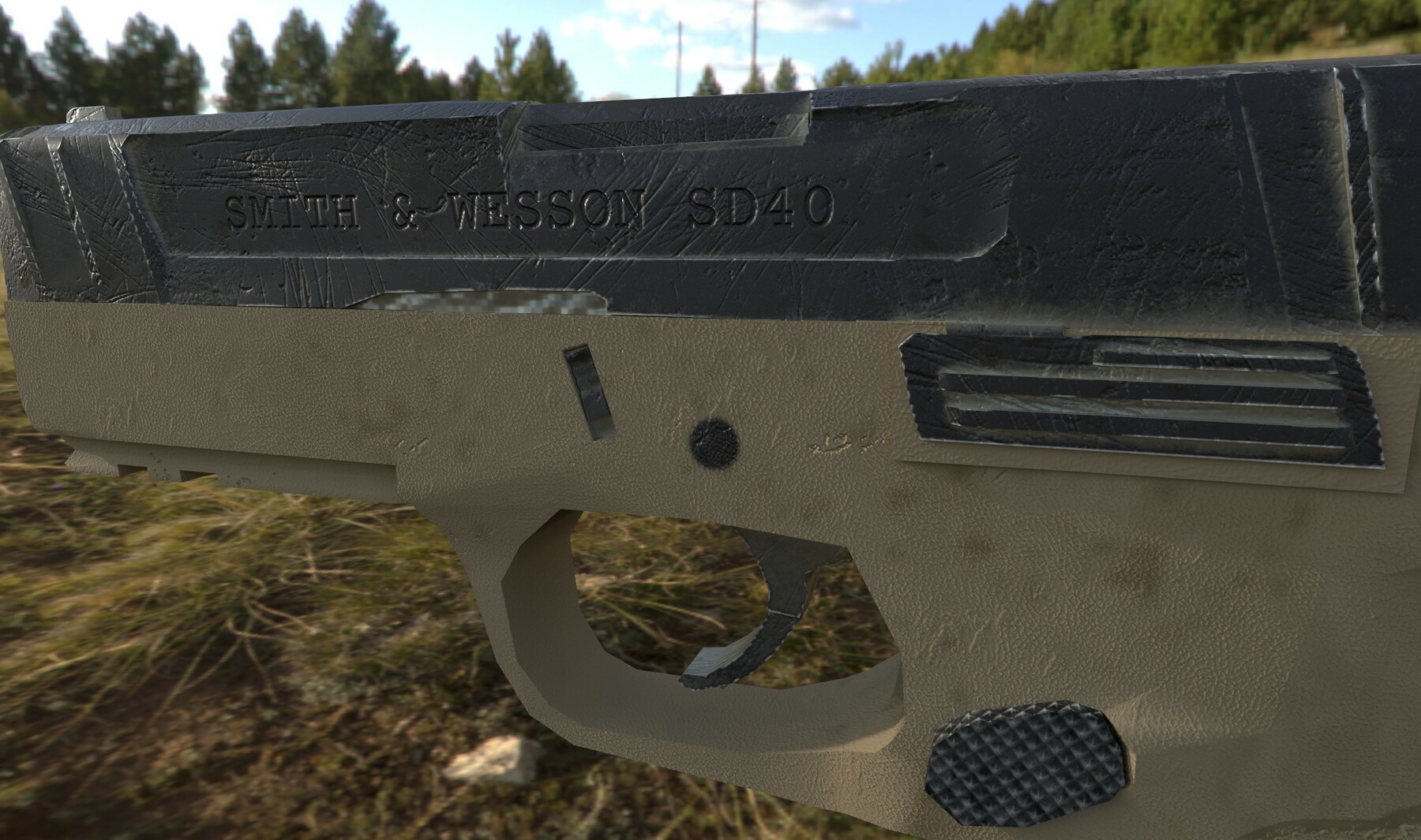 ArtStation - SD40 Pistol | Game Assets