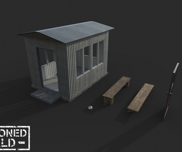 ArtStation - Guard Building | Game Assets