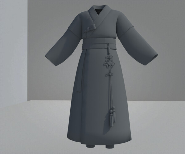 ArtStation - Ancient purple robes cartoon clothing suits Velcro suits ...