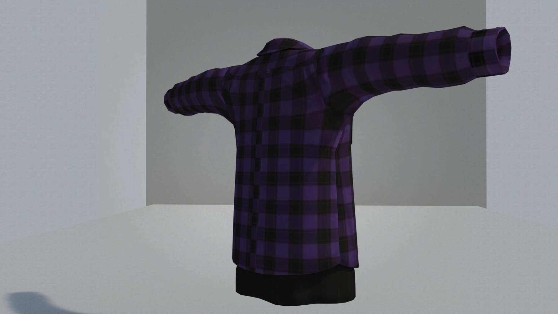 ArtStation - Blue,and purpleand grid unlined upper garment | Resources