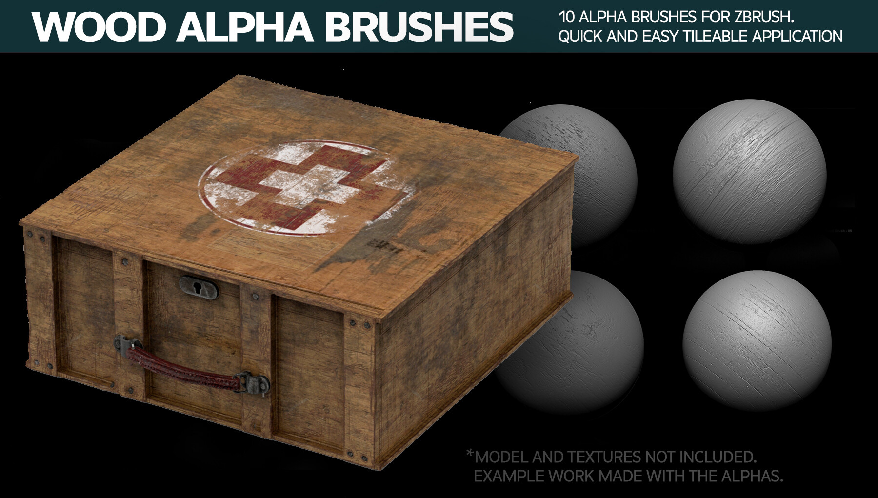 ArtStation - Wood Alpha Brushes for Zbrush | Brushes