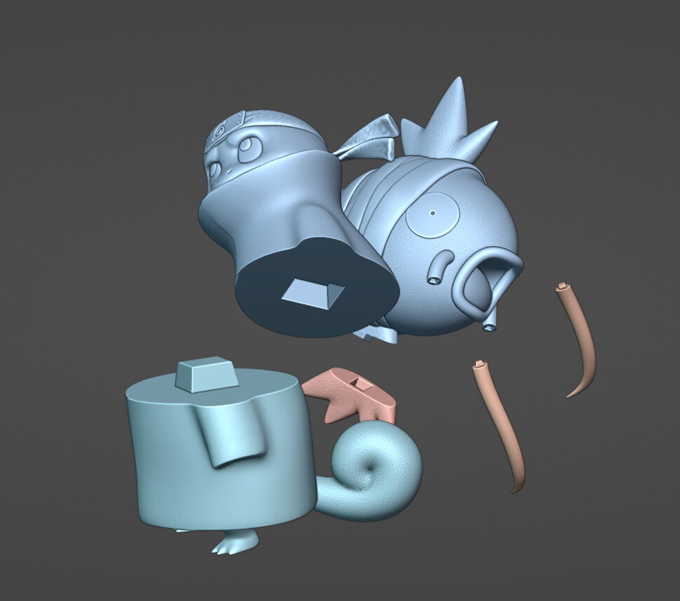 ArtStation - POKEMON AKATSUKI COLLECTION - 3D PRINT | Resources