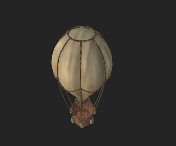 ArtStation - Stylized hot air balloon PBR low-poly game ready | Resources
