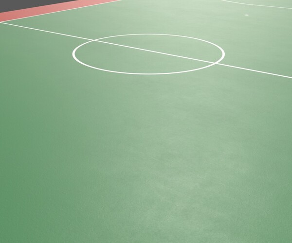 ArtStation - PBR Soccer and Football Court Floor | Game Assets