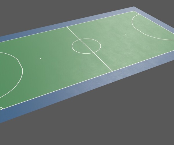 ArtStation - PBR Soccer and Football Court Floor | Game Assets