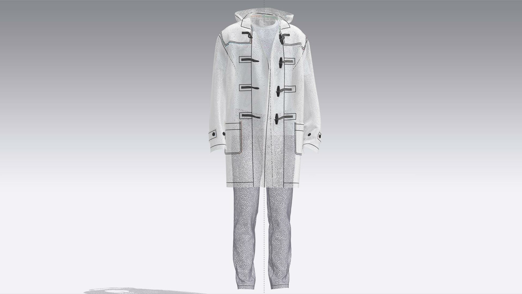 ArtStation - Duffle Coat, Marvelous Designer, Clo +obj, fbx | Resources