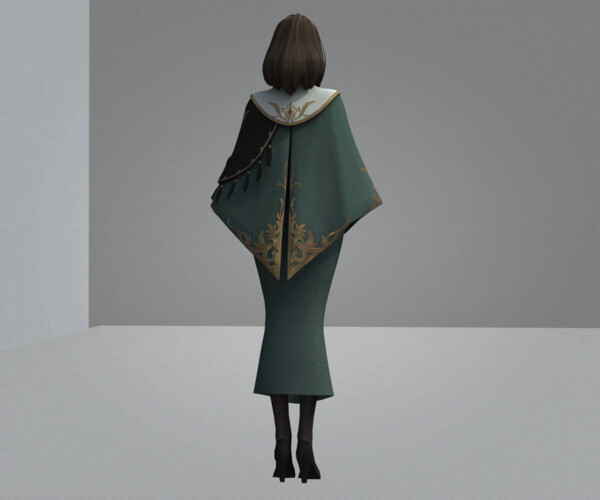 ArtStation - Magic female body dress clothes | Resources