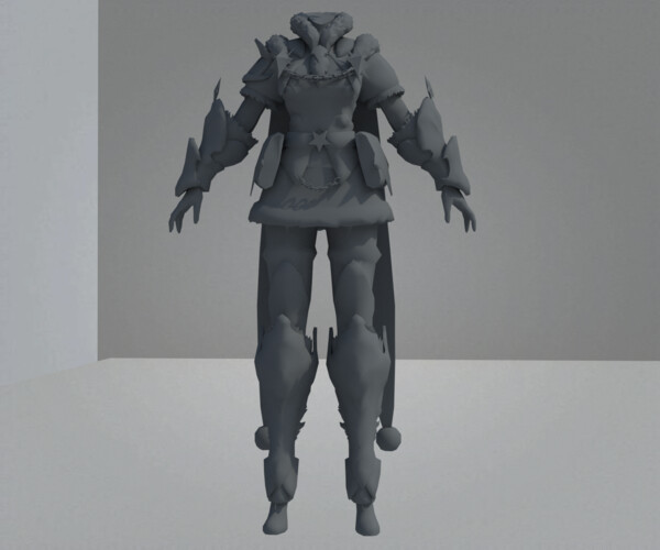 ArtStation - Magic female bodydress clothes | Resources